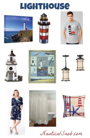 Lighthouse Theme Board - Nautical Snob